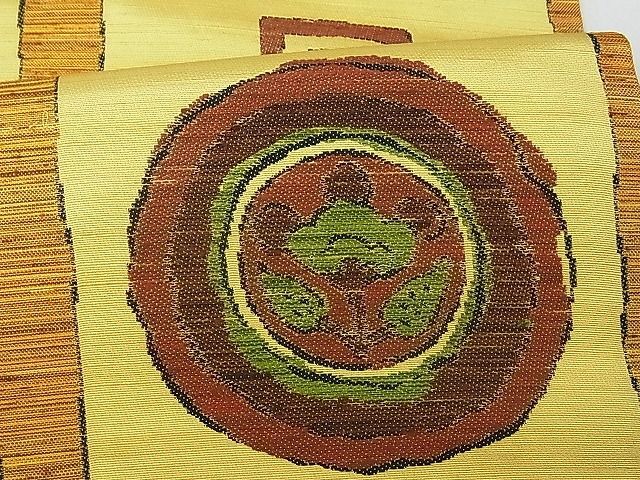 Yahoo!オークション - 平和屋着物 九寸名古屋帯 紬地 吉祥文 逸品 th27...