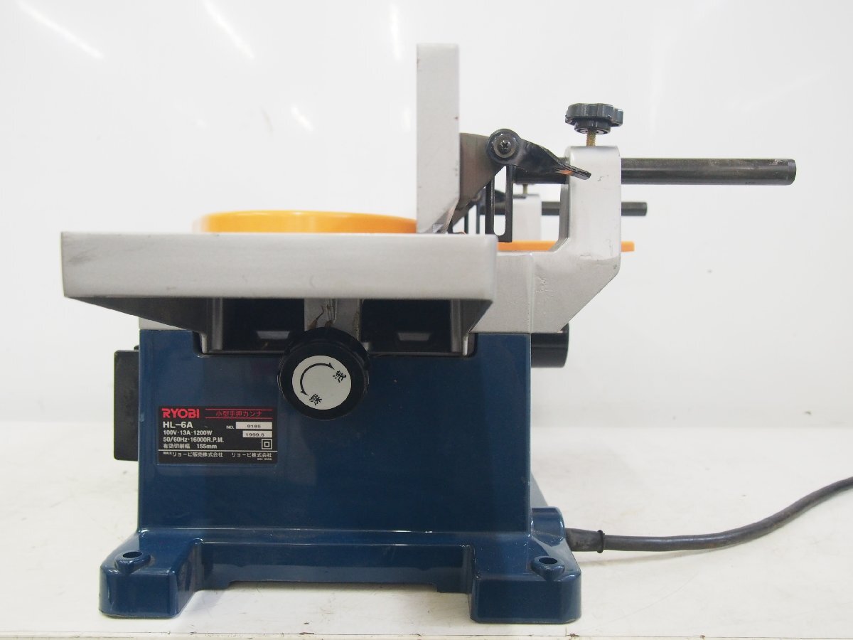 Yahoo!オークション - 【2T0703-13】 RYOBI リョービ 小型手押カンナ ...