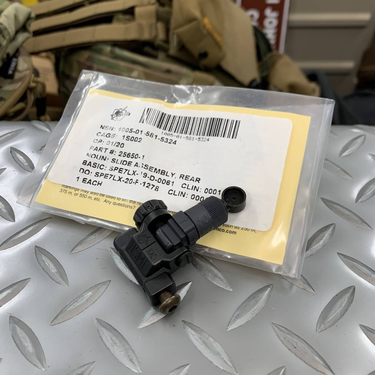 Yahoo!オークション - 米軍実物 Knights Armament KAC/BUIS 600m Micro...