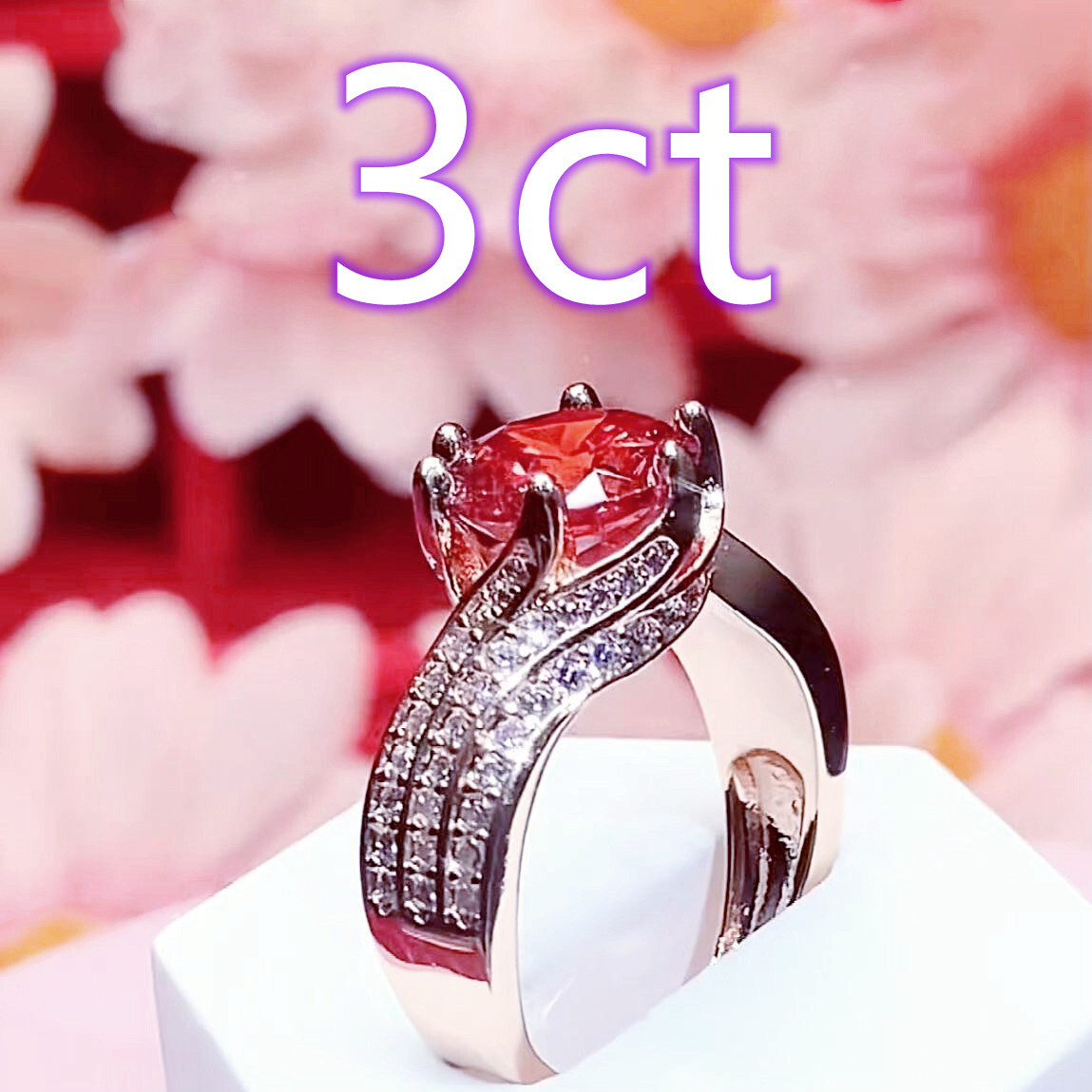 Fサイズ 指輪 CZストーン 3ct超大粒 レッド AAAキュービックジルコニア 超キラキラ 婚約リング(カラーストーン)｜売買されたオークション情報、yahooの商品情報をアーカイブ公開 ...