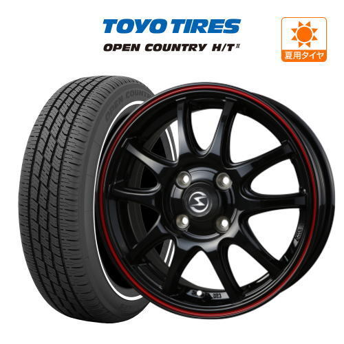 Yahoo!オークション - サマータイヤ ホイール 4穴 pcd100 4本 BADX エ...