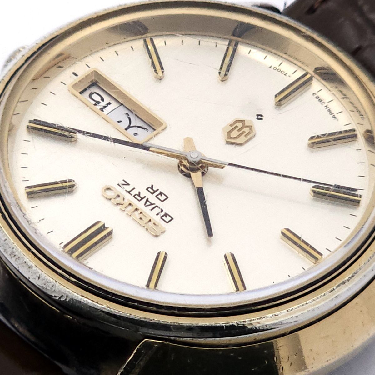 Yahoo!オークション - 1円 SEIKO セイコー QR 3863-7000 QZ 動作品 KN0...