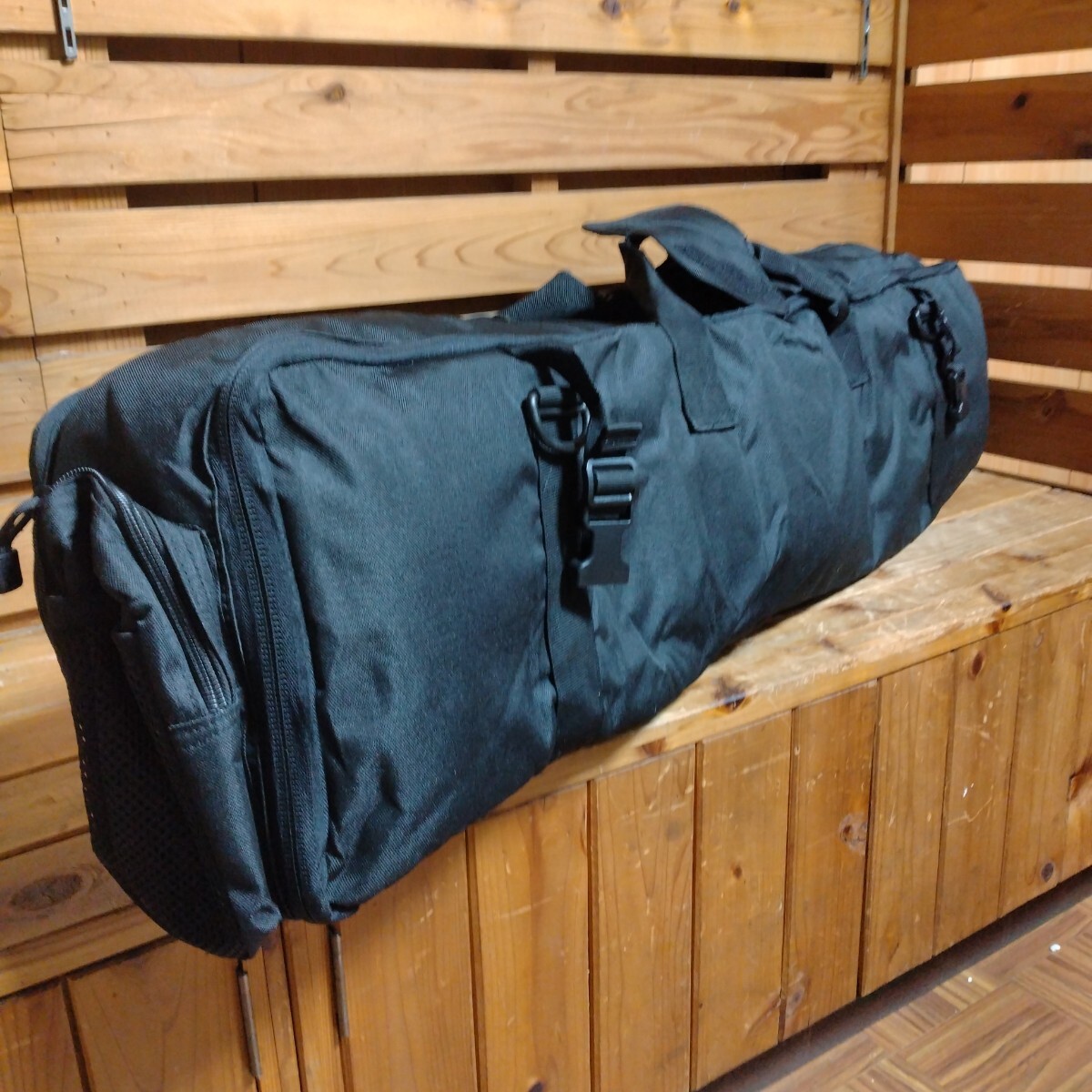 Yahoo!オークション - 美品 ガンケース W100cm ブラック/黒 2本収納 ラ...