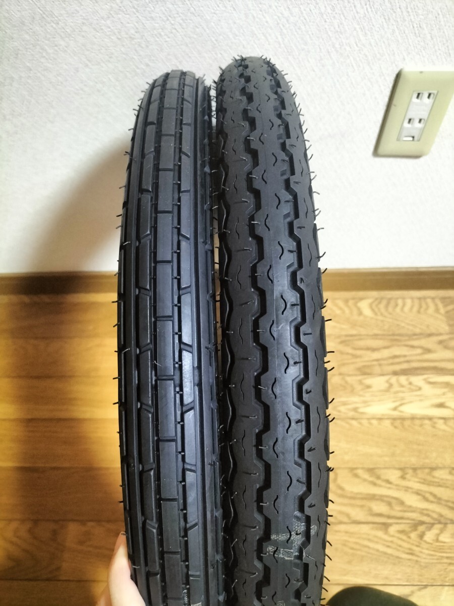 Yahoo!オークション - DUNLOP D107 前後セット 2.50-17 検) スーパーカ...