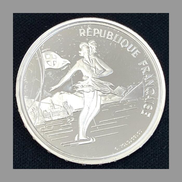 000170 1992年 フランス アルベールビル 冬季 オリンピック 100フラン 銀貨 SV900(ヨーロッパ)｜売買されたオークション情報、yahooの商品情報をアーカイブ公開 ...