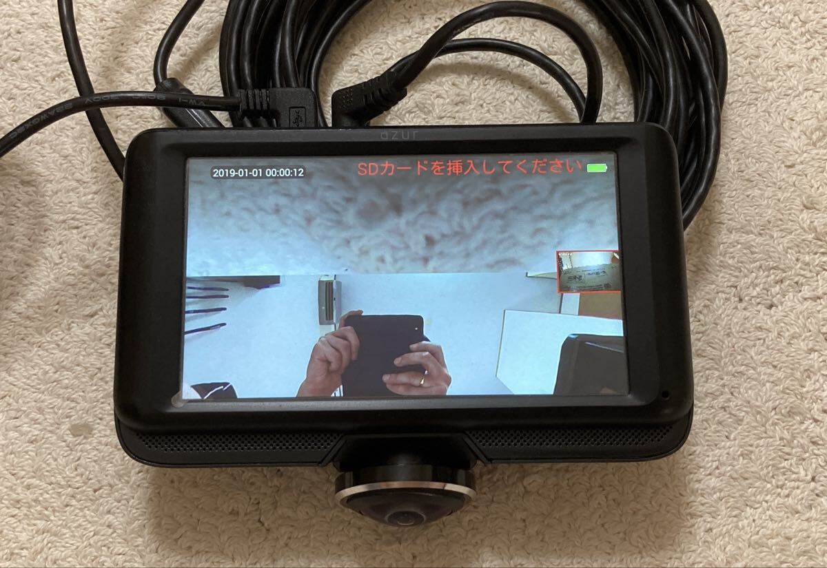 Yahoo!オークション - azur DRX-P518HR 前後カメラ 360°ドライブレコ...
