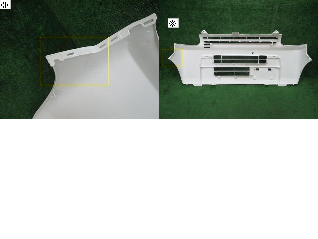 Yahoo!オークション - 14404 エブリィV DA17V フロントバンパー 71711-...