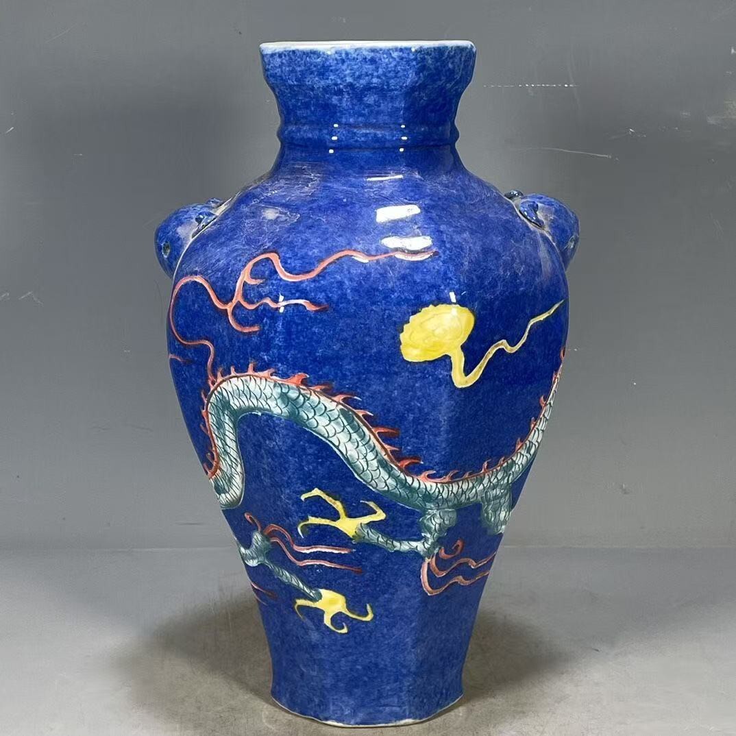 Yahoo!オークション - y221 珍寳斎 旧家蔵出 中国古玩 大明正徳 雪花 ...