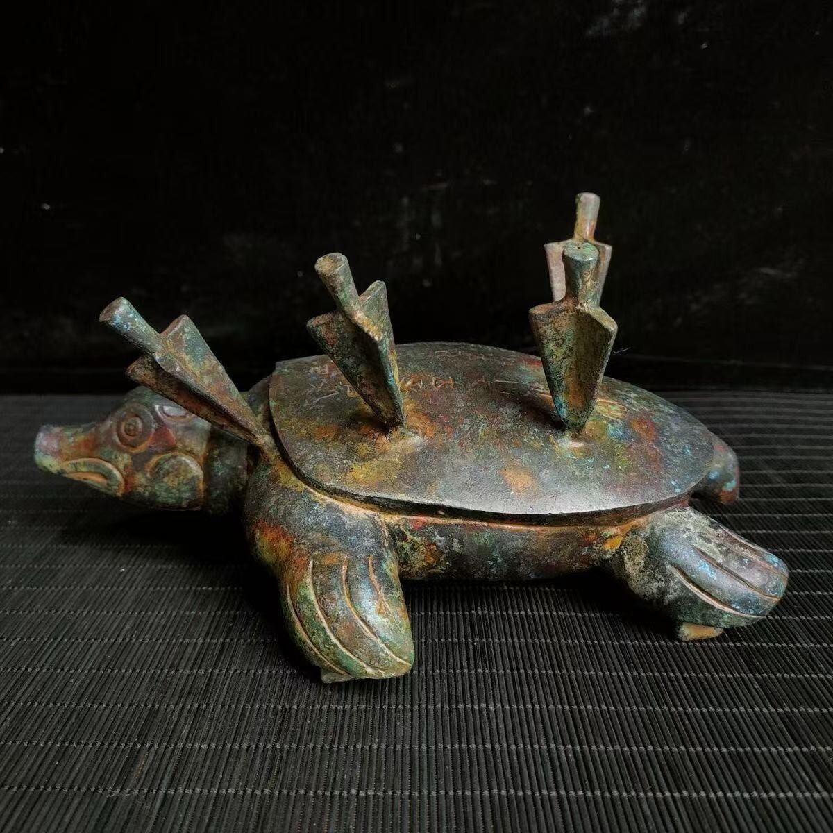 Yahoo!オークション - y109 珍寳斎 旧家蔵出 中国古玩 商代 青銅 トゲ...