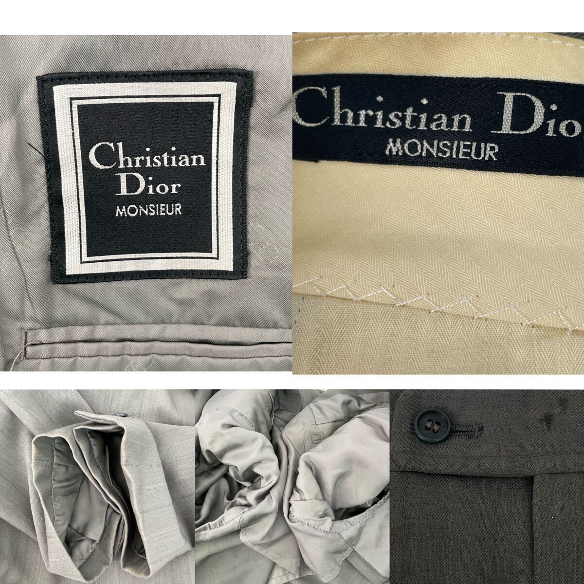 CHRISTIAN DIOR クリスチャン ディオール セットアップ スーツ パンツ メンズ AH1-4 0709-12(その他)｜売買されたオークション情報、yahooの商品情報をアーカイブ ...