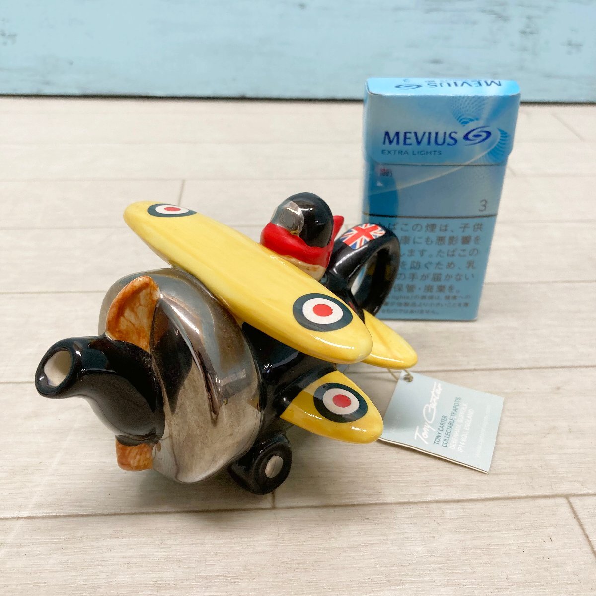 Yahoo!オークション - 栖落n050 不思議の国のアリス ティーポット 飛行...