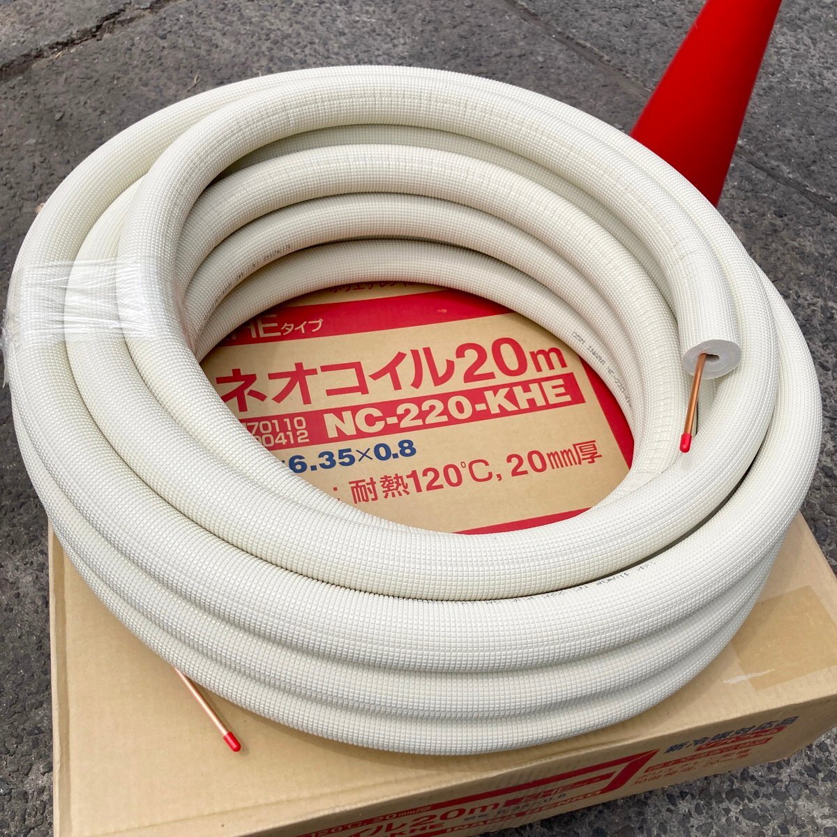 Yahoo!オークション - 浜睦.b687 因幡電工 空調用被覆銅管 ネオコイル...