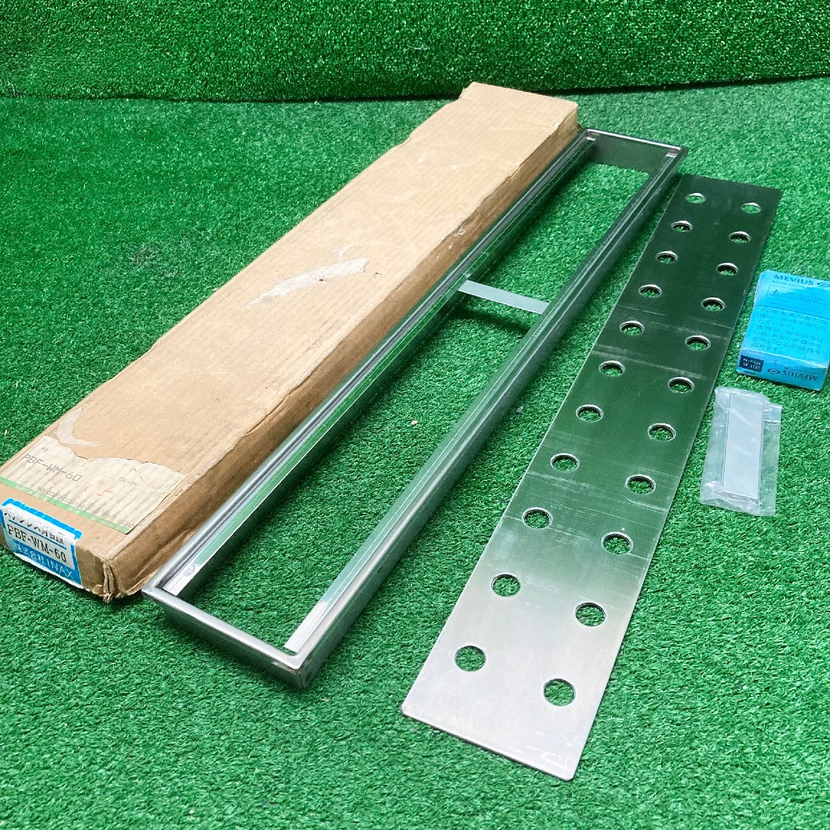 Yahoo!オークション - 兵落n111 INAX ステンレス製 角目皿 PBF-WM-60 ...