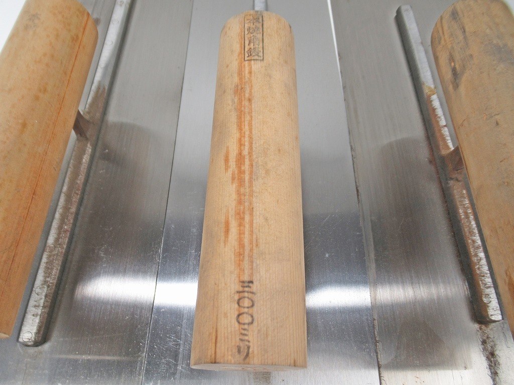 Yahoo!オークション - [C39]未使用品 左官ごて 左官鏝 3点まとめ 本焼...