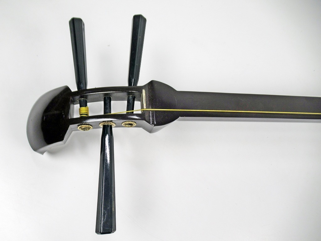 Yahoo!オークション - [B108]三味線 全長約99cm 破れ無し 弦楽器 和楽...
