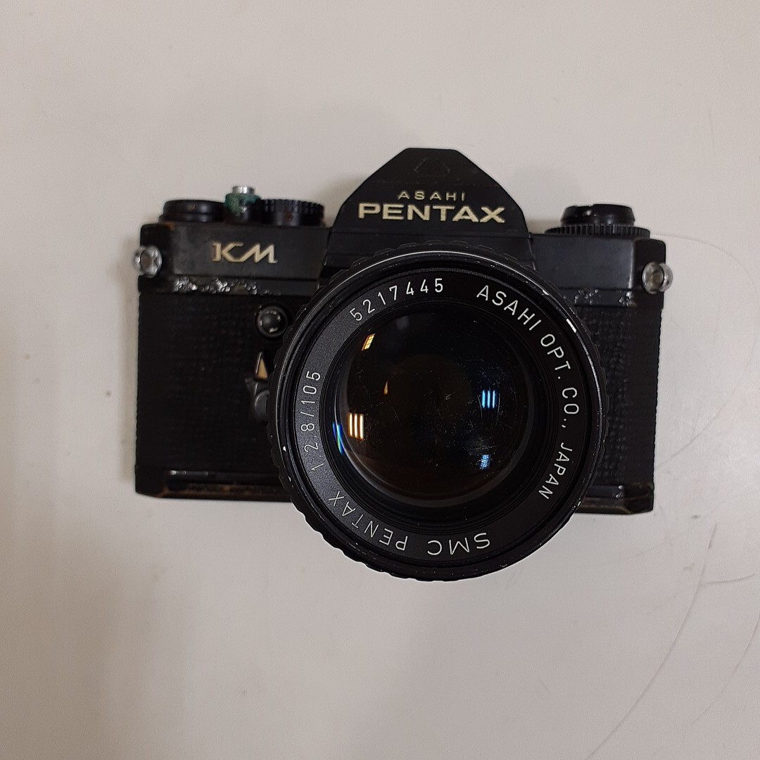 Yahoo!オークション - ASAHI PENTAX ペンタックス KM 一眼レフ フィル...