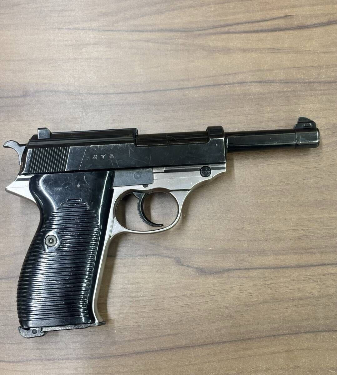 Yahoo!オークション - WA ワルサーP38 固定スライドガスガン