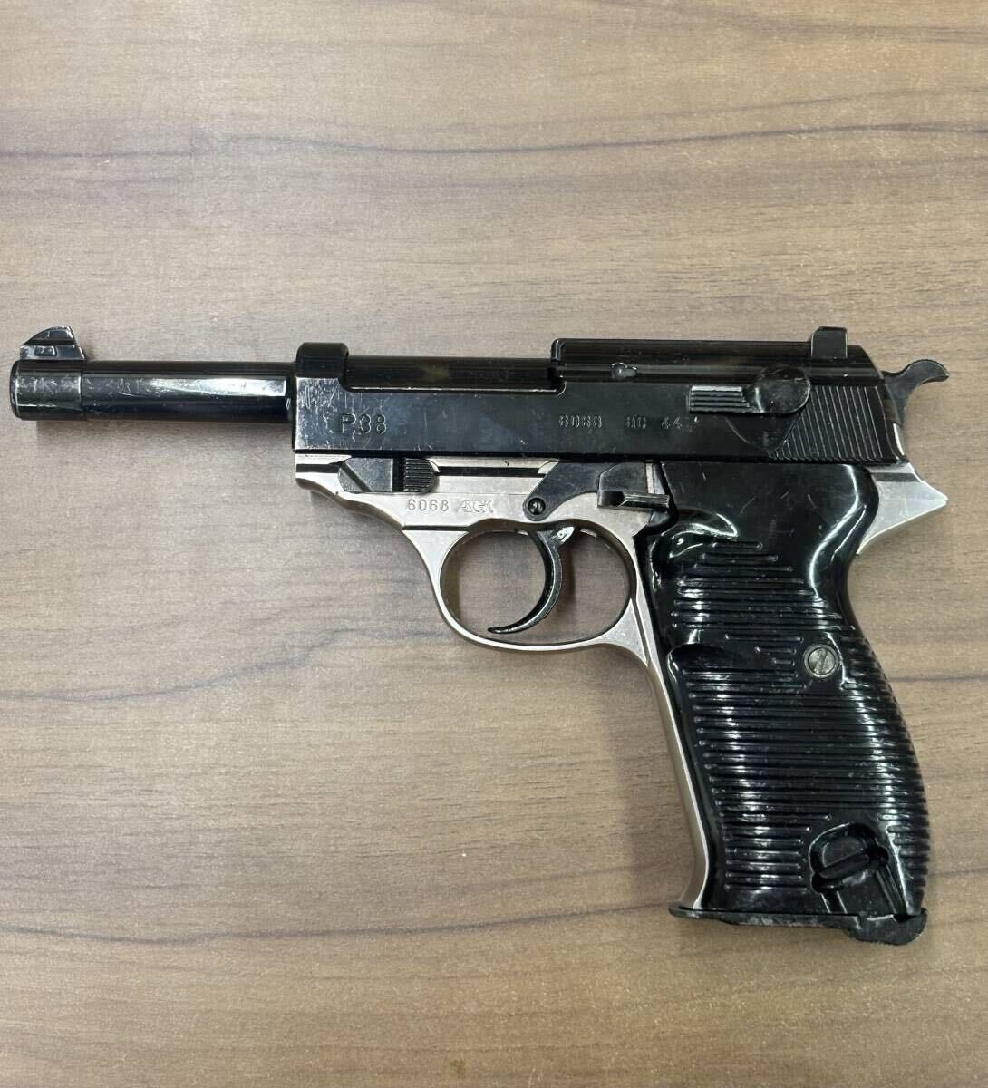 Yahoo!オークション - WA ワルサーP38 固定スライドガスガン