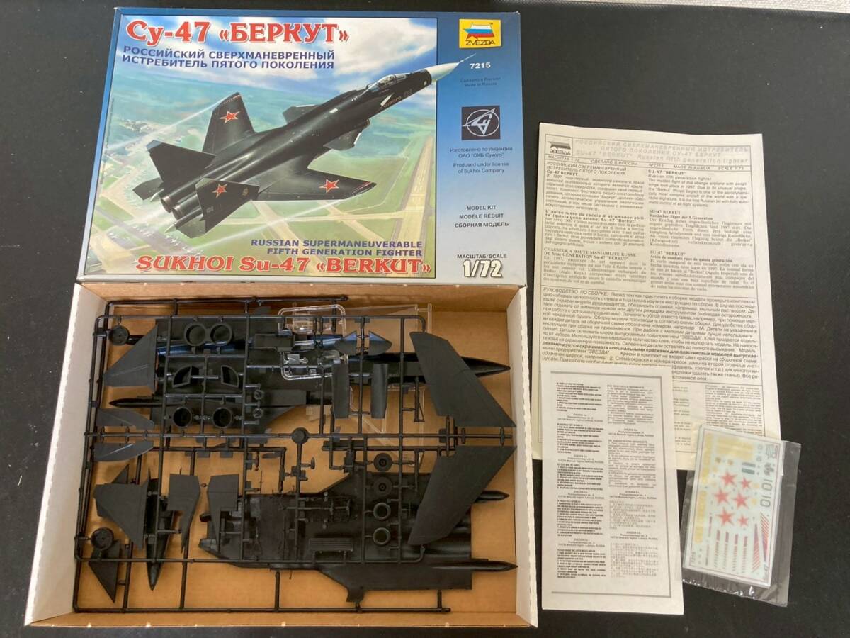 Yahoo!オークション - 8-T52 ZVEZDA ズベズダ 1/72 Sukhoi Su-47 BERKU...
