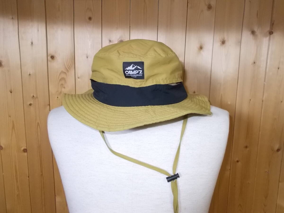 Yahoo!オークション - b209 CAMP7 ハット からし色系 キャンプセブン ...