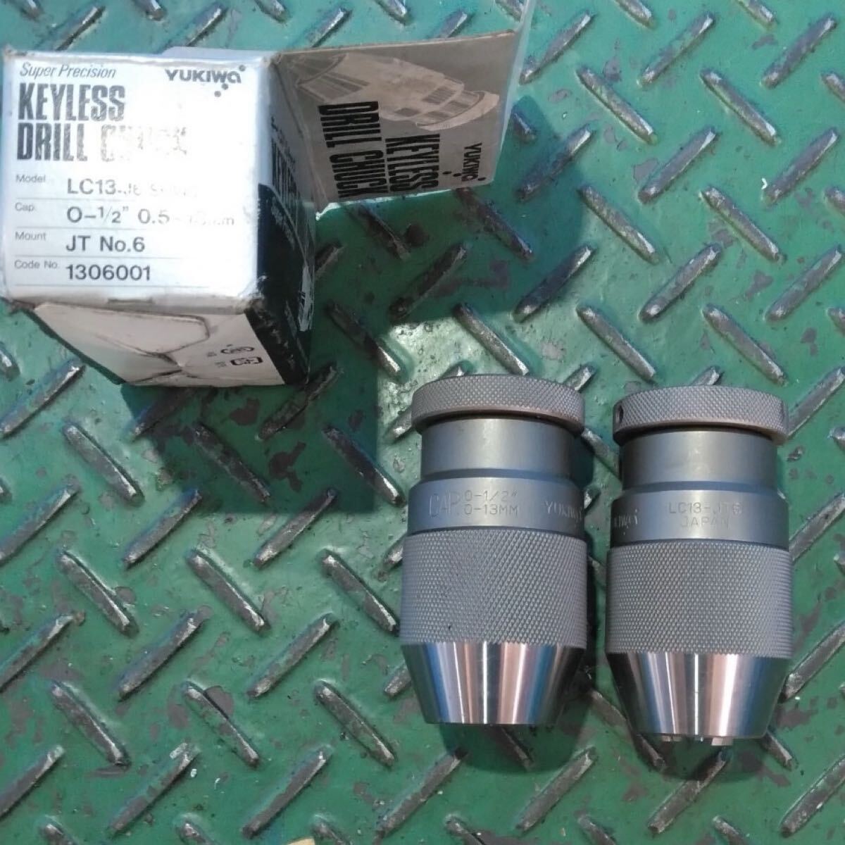 Yahoo!オークション - u1098 YUKIWA ユキワ精工 キーレスドリルチャッ...