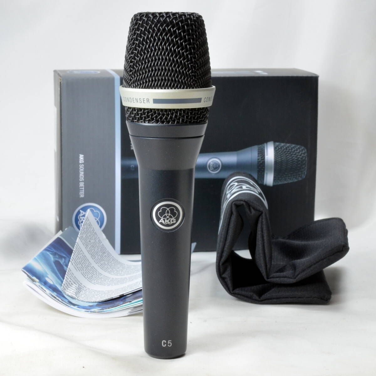 Yahoo!オークション - 【A】 AKG C5 美品 手持ち型 コンデンサーマイク...