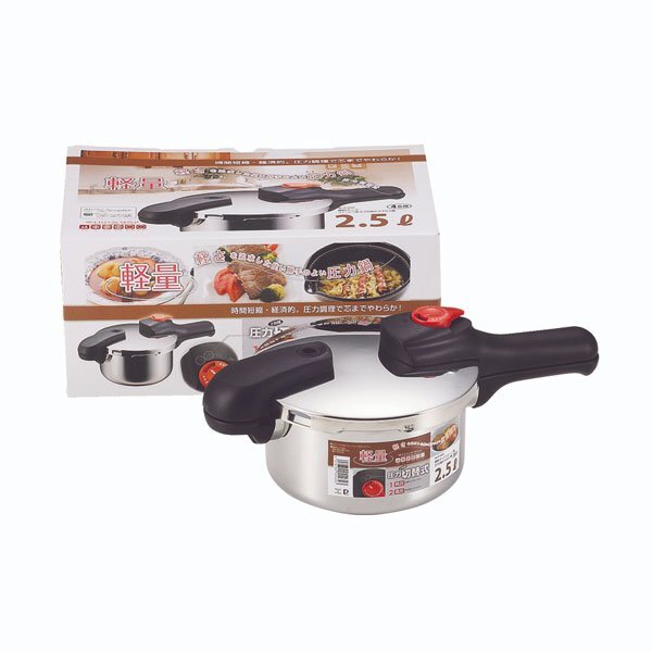 Yahoo!オークション - 670 パール金属 片手 圧力鍋 2.5L IH対応 ステン...