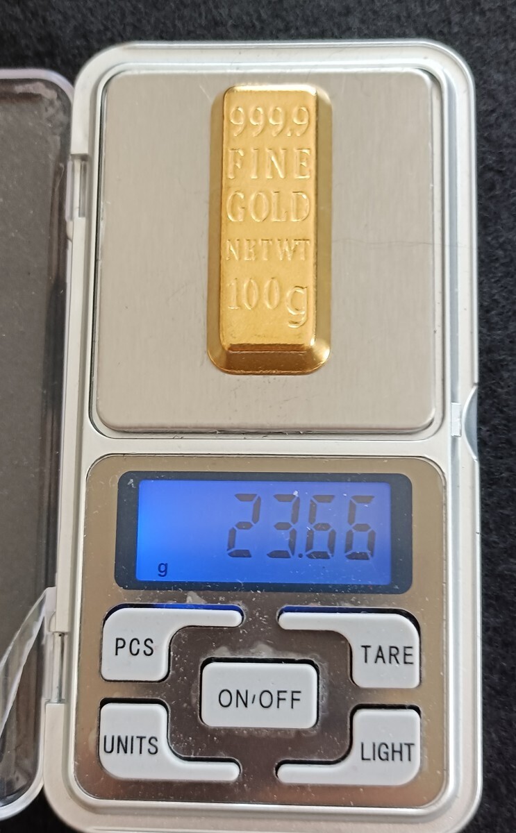 Yahoo!オークション - 延棒 純金 FINEGOLD 999.9% ゴールドバー イン...