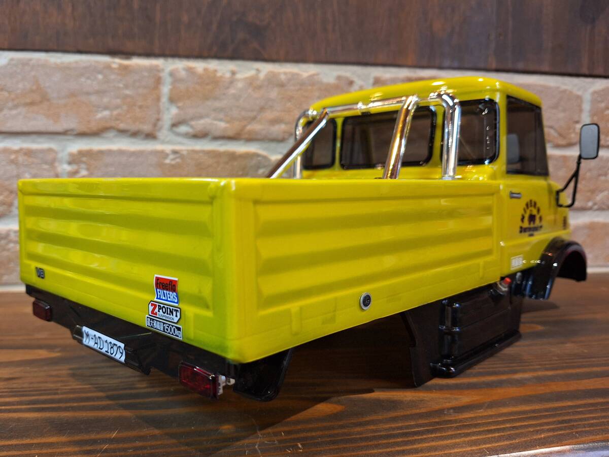 Yahoo!オークション - タミヤ 1/10 RC CR-01 ウニモグ ボディー LEDラ...