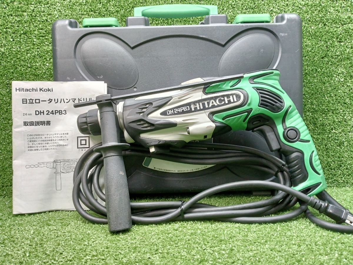 Yahoo!オークション - 中古 HITACHI 日立工機 24mm ロータリー ハンマ...