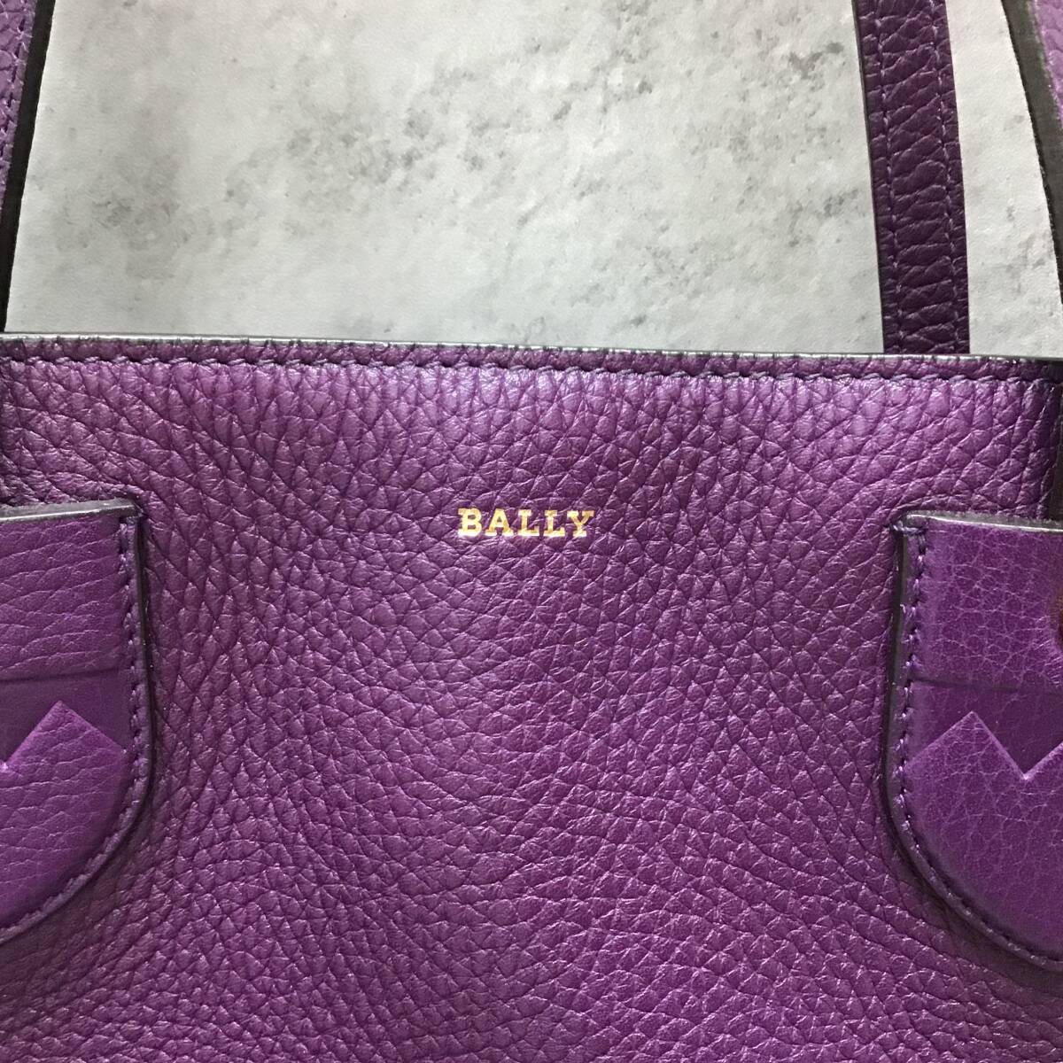Yahoo!オークション - 5631 バリー Bally 2way ハンドバッグ ショルダ...
