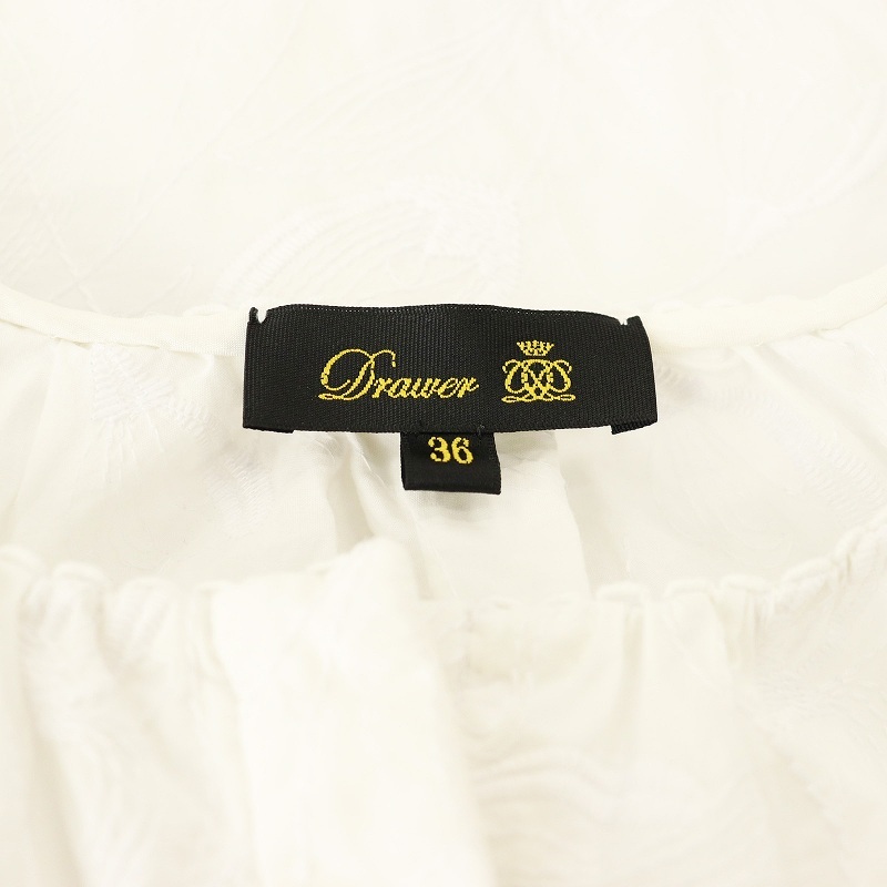 Yahoo!オークション - ドゥロワー Drawer 25SS フラワーエンブロイダリ...