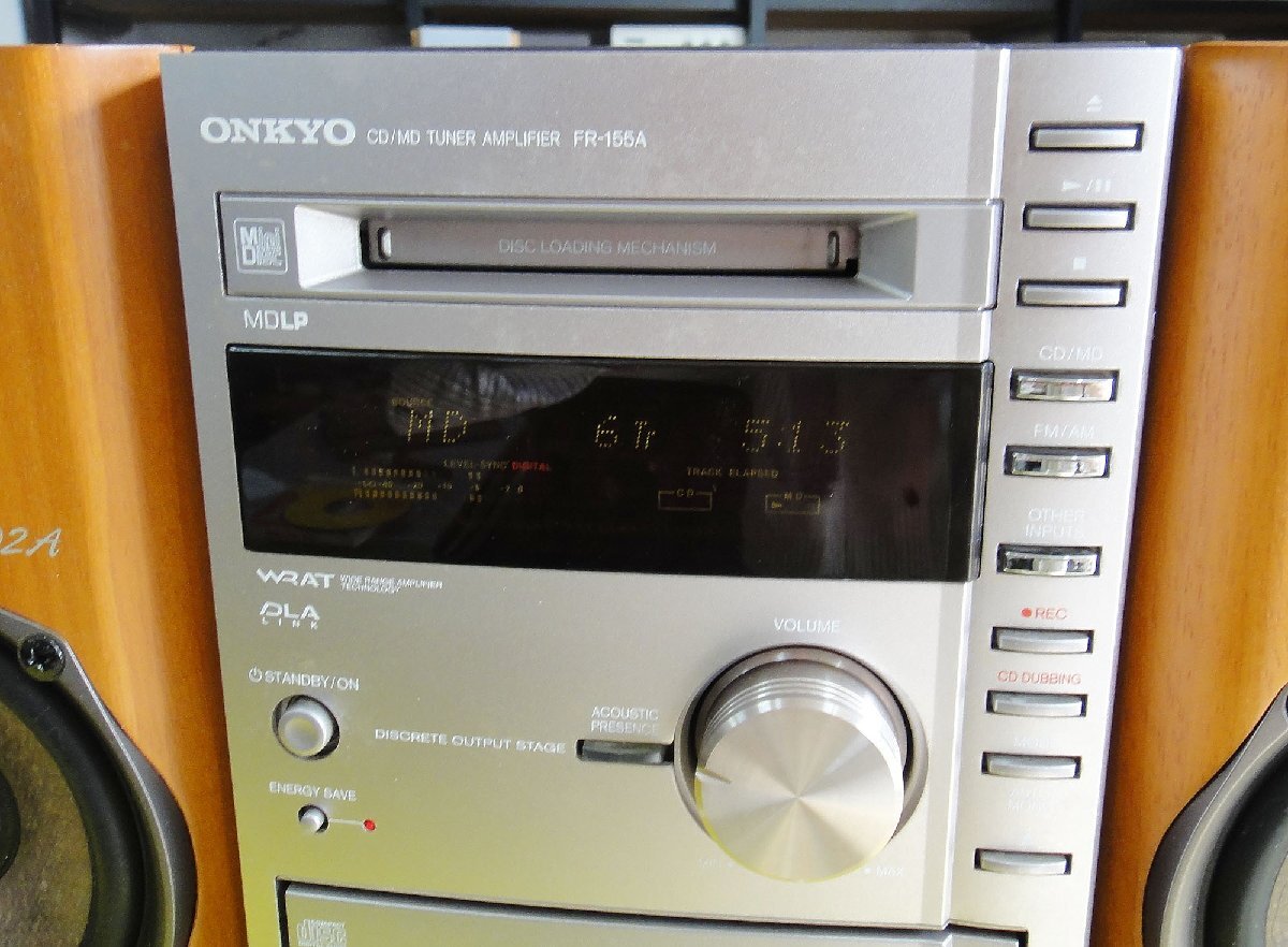 Yahoo!オークション - ONKYO/CD・MDチューナー・アンプ『FR-155A』訳有...