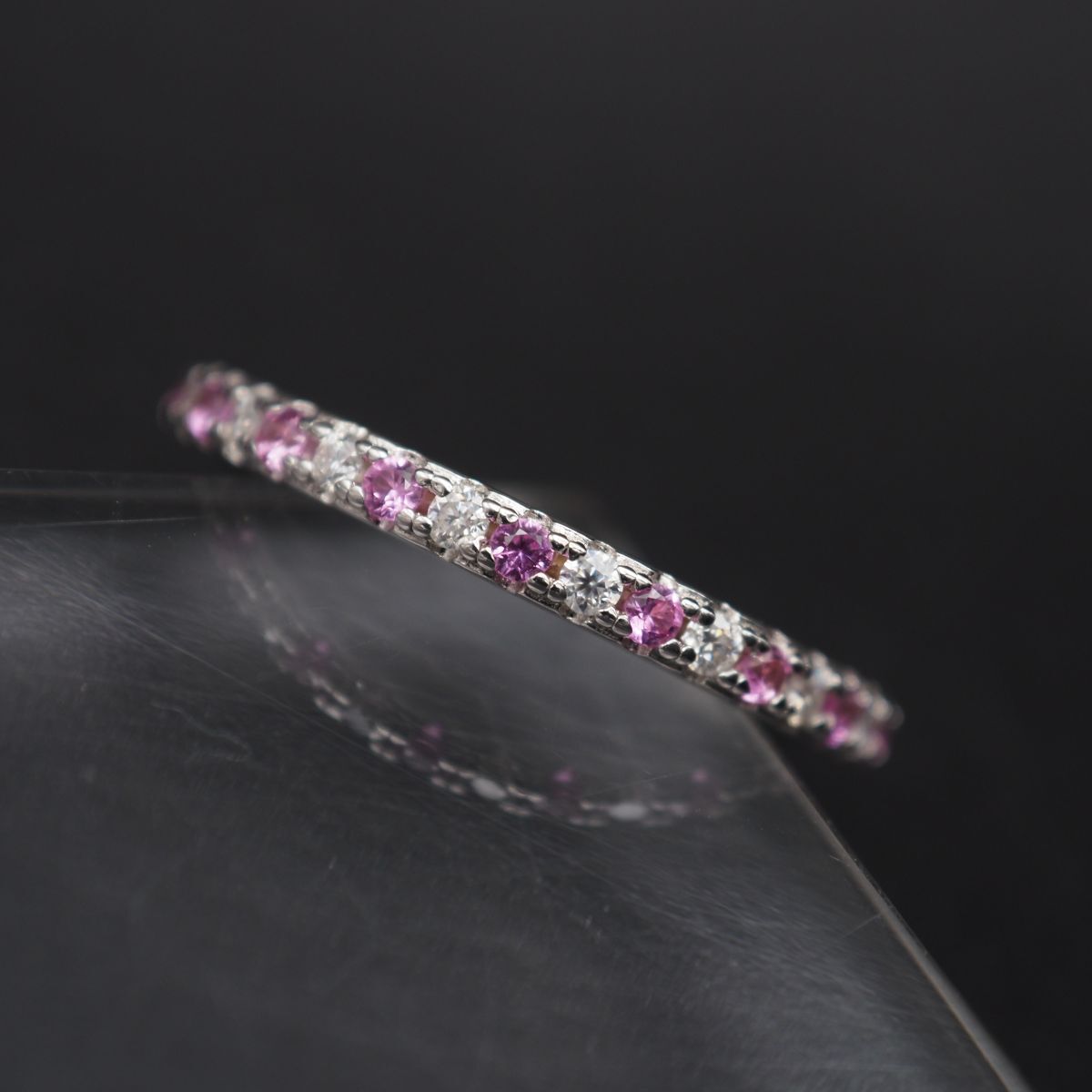 Yahoo!オークション - B607 ダイヤモンド ピンクサファイア ピンクトパ...