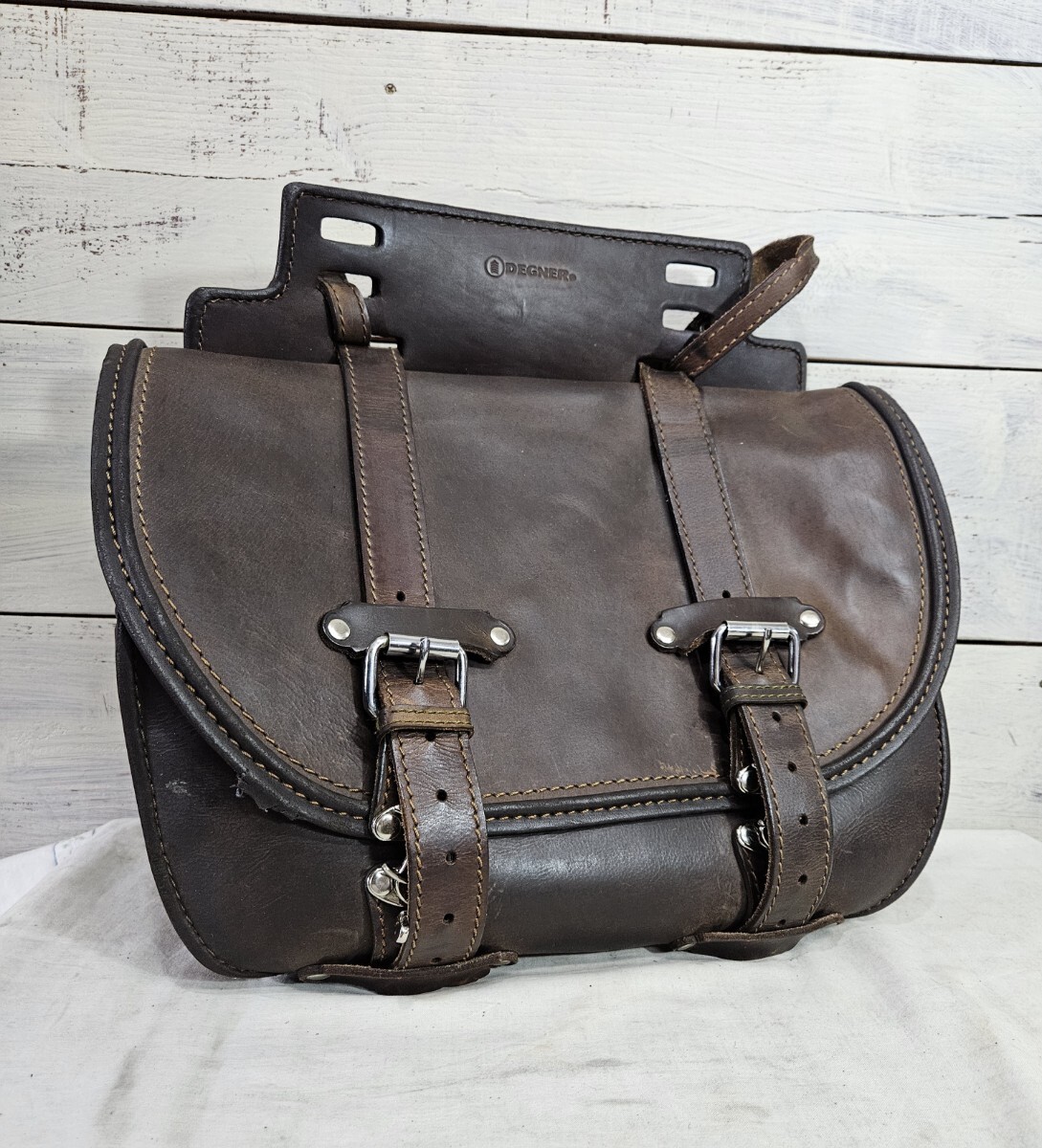 Yahoo!オークション - DEGNER デグナー sb-36 レザー サドルバッグ ブ...