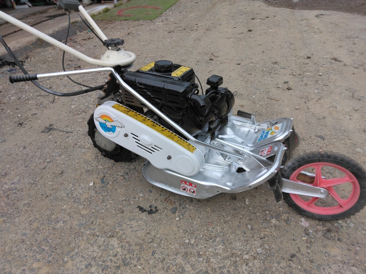 Yahoo!オークション - ウイングモアーwm604A オーレックの自走式歩行型...