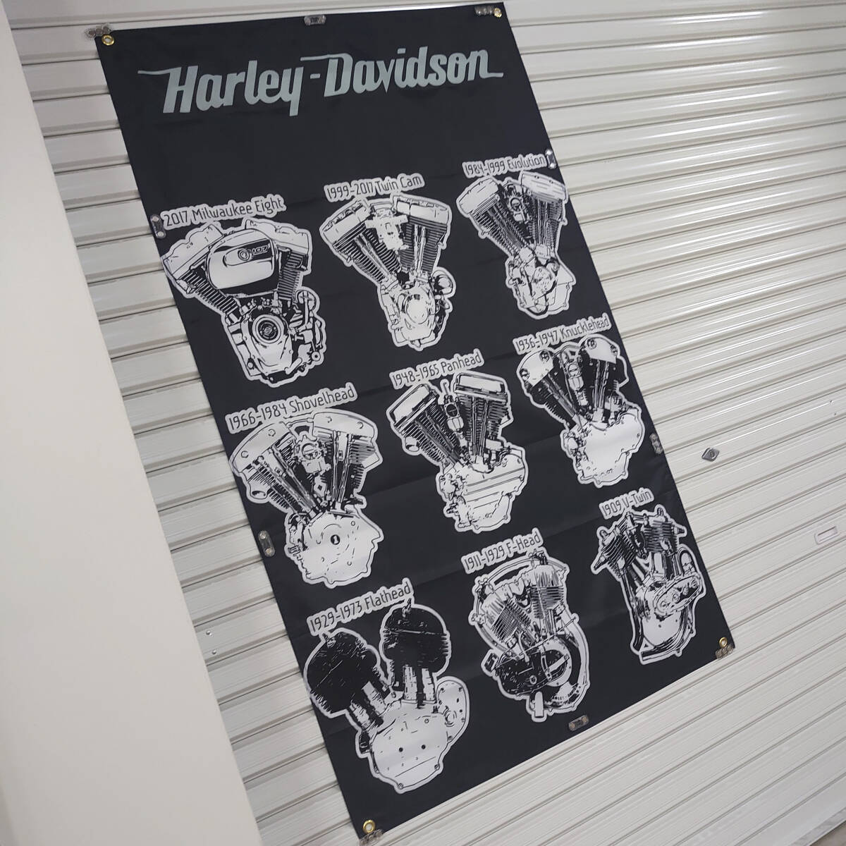 Yahoo!オークション - ハーレーダビッドソン フラッグ P112 150x90㎝
