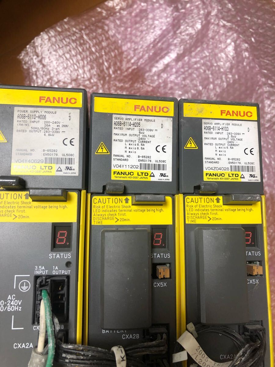 Yahoo!オークション - FANUCサーボアンプファナックA06B -6114-H103 と...
