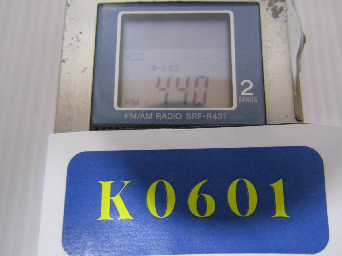 Yahoo!オークション - K0601 SONY ポケットラジオ SRF-R431/ICF-SX605 ...