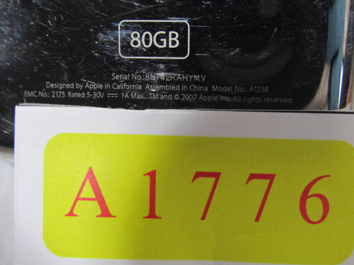 Yahoo!オークション - A1776 Apple iPod classic 80GB A1238