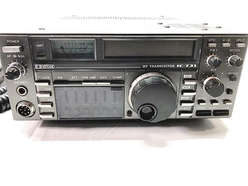 Yahoo!オークション - アイコム IC-731 マイク付 箱無し アマチュア無...