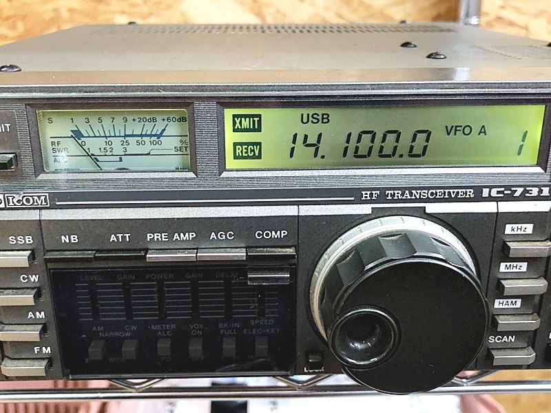 Yahoo!オークション - アイコム IC-731 マイク付 箱無し アマチュア無...