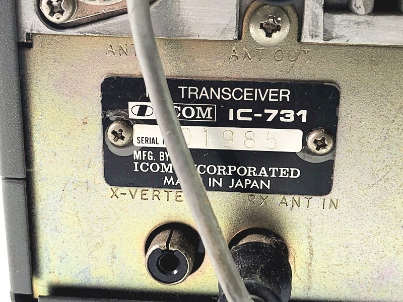 Yahoo!オークション - アイコム IC-731 マイク付 箱無し アマチュア無...