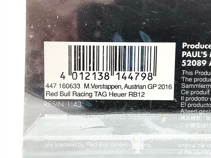 Yahoo!オークション - PMA 1/43 レッドブル レーシング タグホイヤー R...