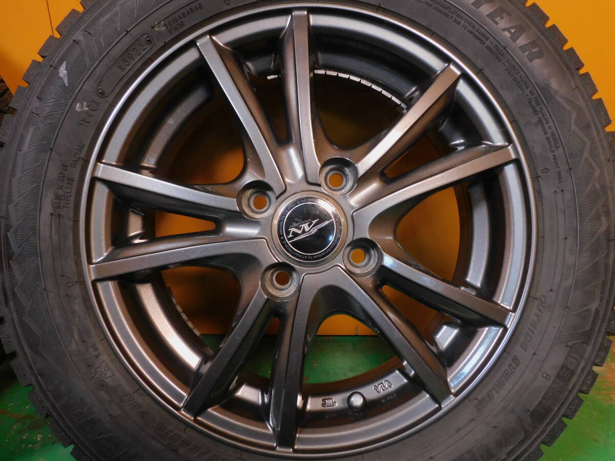 Yahoo!オークション - 165/65R14 GOODYEAR 製造年2022 4本 アルミホイ...