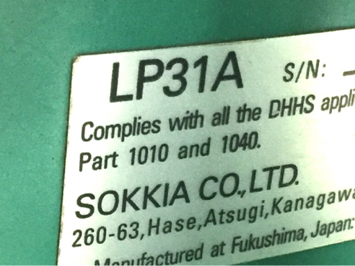 Yahoo!オークション - SOKKIA ソキア LP31A レベルプレーナ 回転レーザ...