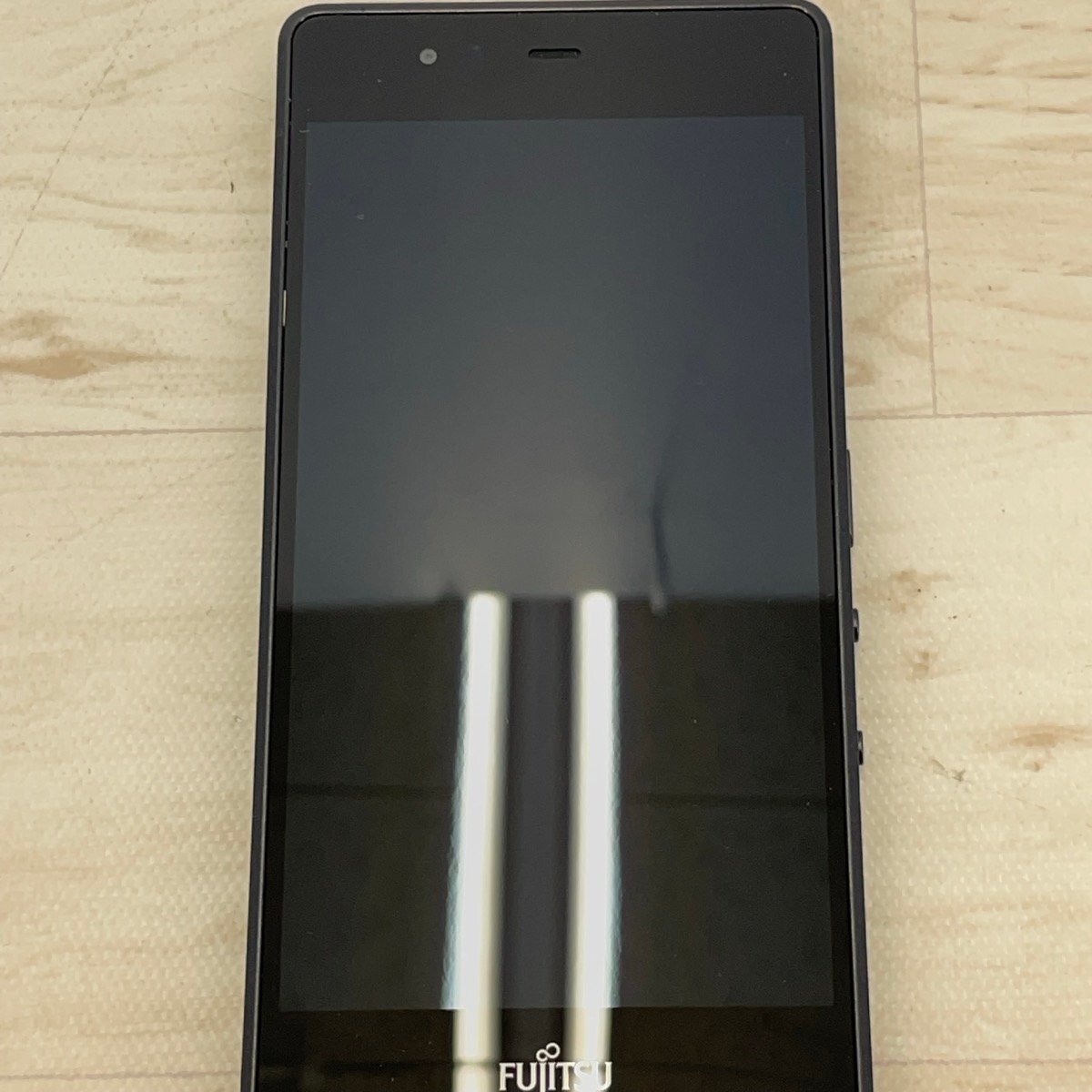 Yahoo!オークション - 送料185円 SIMフリー 富士通 arrows M04 ブラッ...