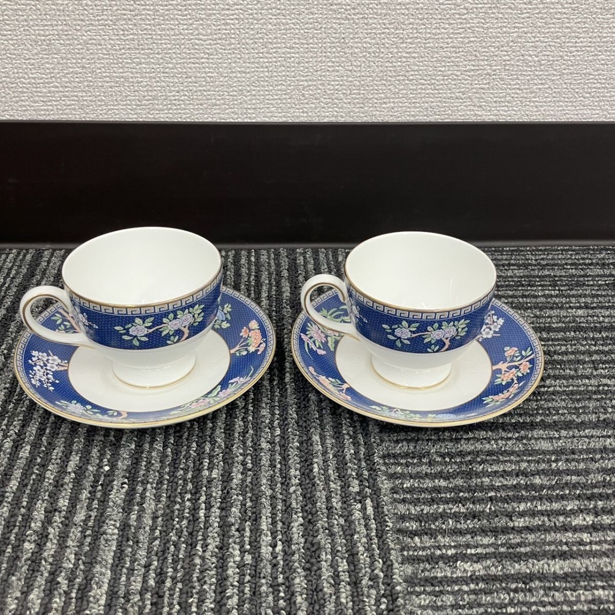 Yahoo!オークション - E331-F5-241 WEDGWOOD ウエッジウッド BLUE SIAM...