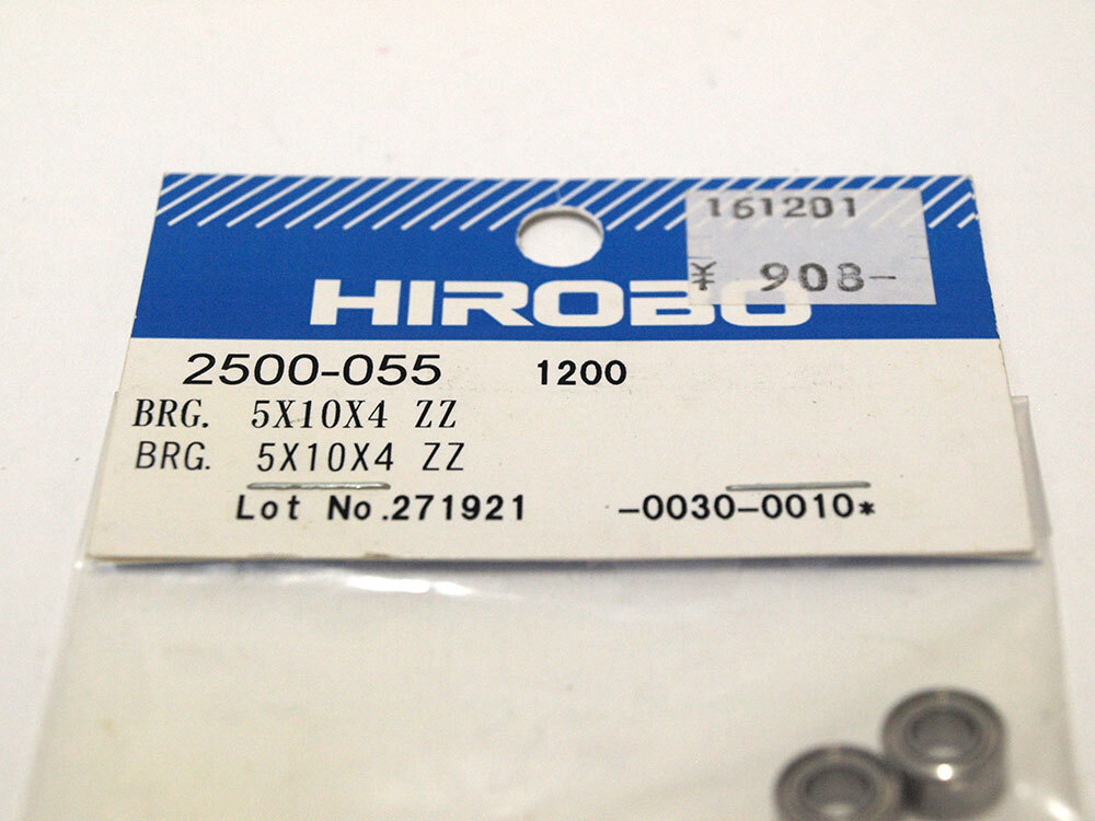 Yahoo!オークション - 【M1747A】ヒロボー 2500-055 BRG. 5X10X4 ZZ ベ...