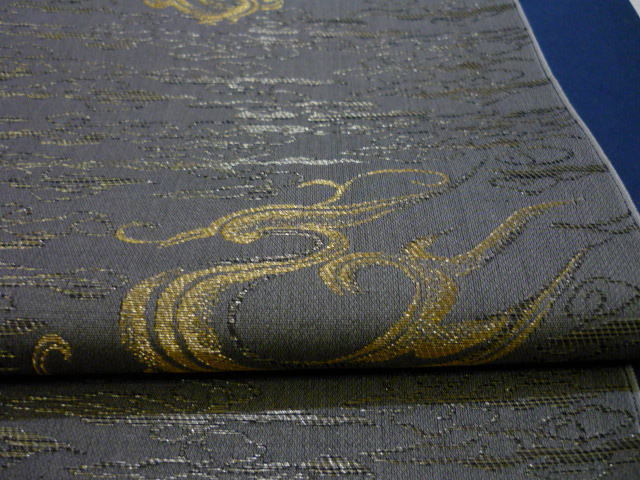 Yahoo!オークション - 【こだわり】 値下げ きれ地 西陣帯地 雲/鳳凰/...